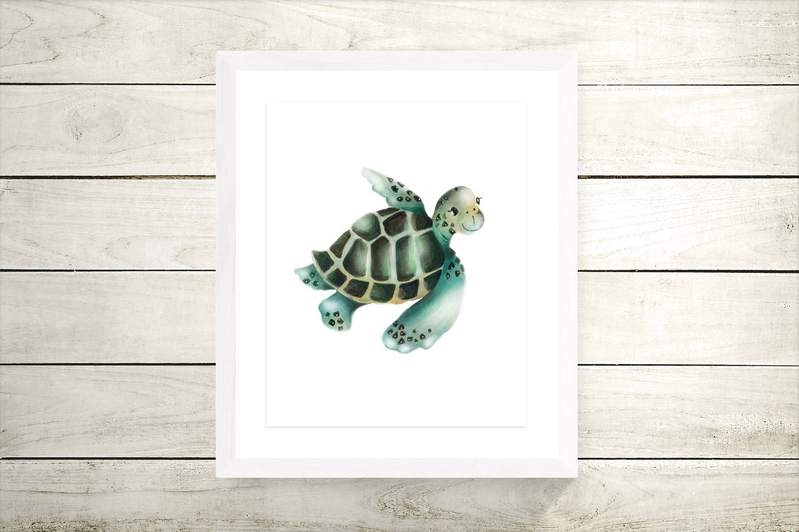Sea Turtle Nursery Print Baby Turtle Wall Decor Ocean Baby - Etsy