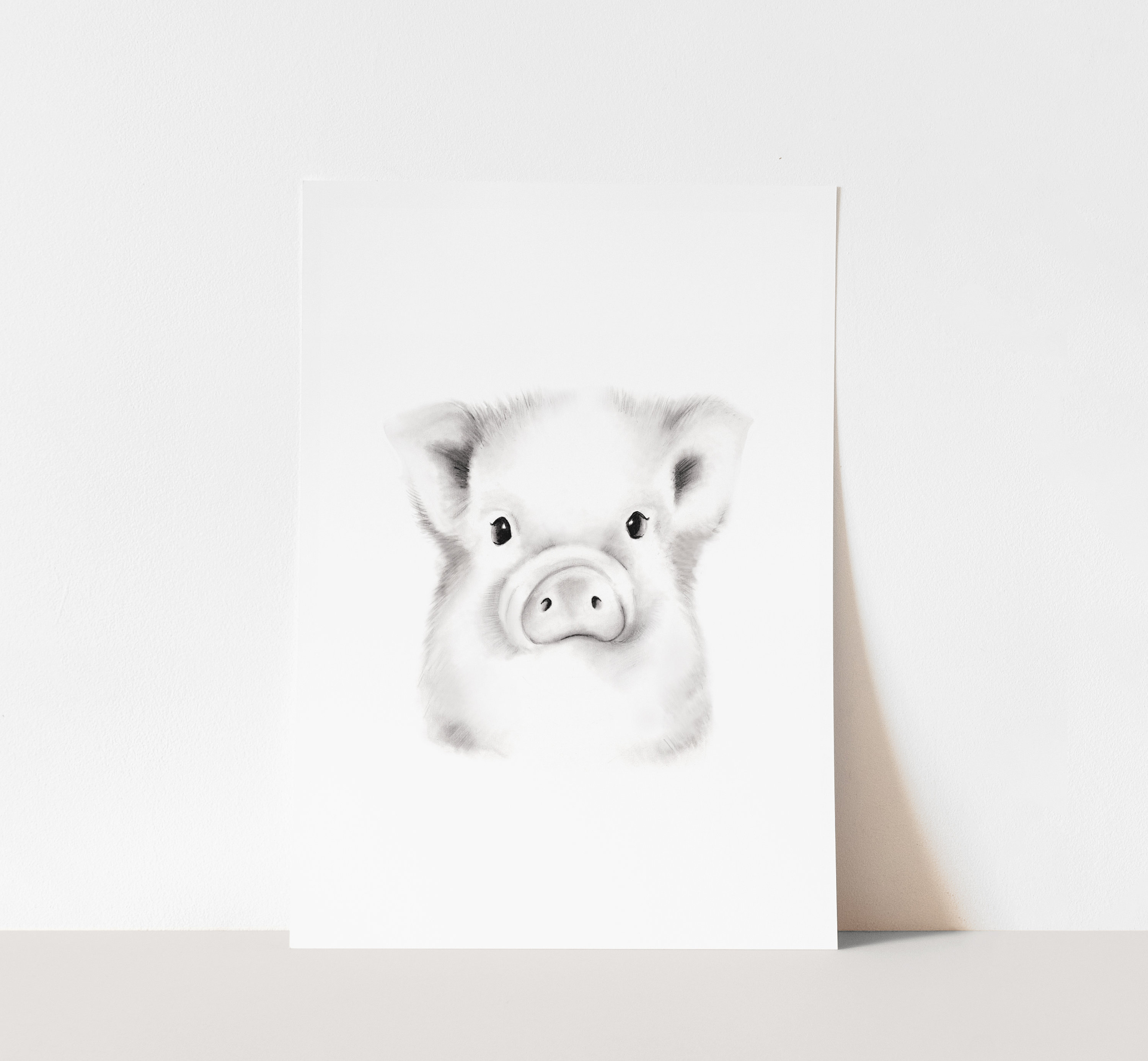Drawings Of Baby Piglet