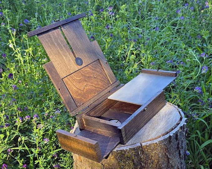 Compact Handmade Pochade Box for Plein Air Painting - "the Overlander ...
