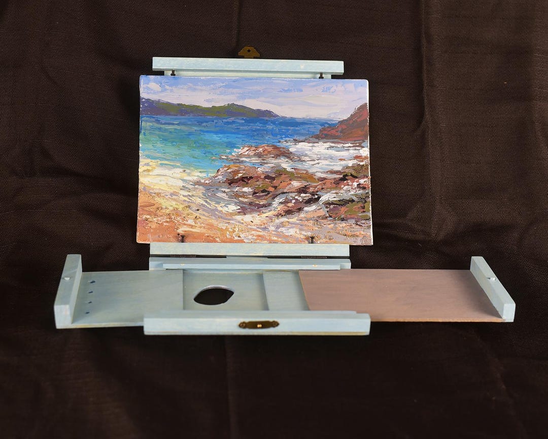 Compact Handmade Pochade Box for Plein Air Painting - Made in USA - Etsy