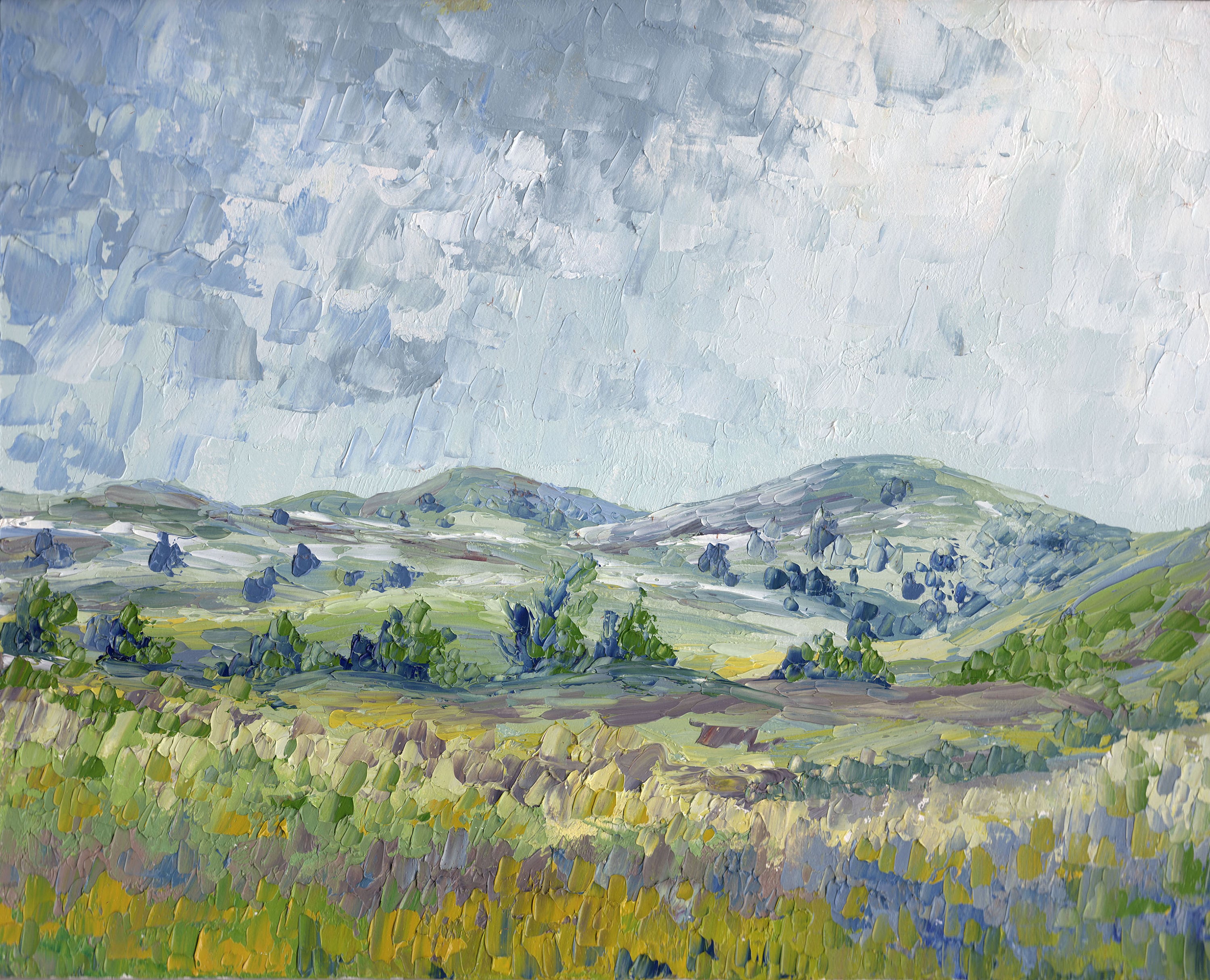 Oil Painting Impressionist Landscape Original Art Nebraska | Etsy