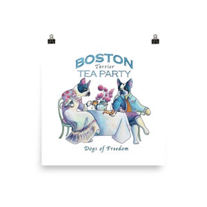 Boston Tea Party Poster - Etsy