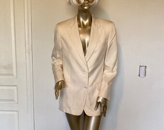 Silk Blazer | Etsy