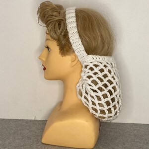 Handmade Crochet Half Snood in White - Etsy