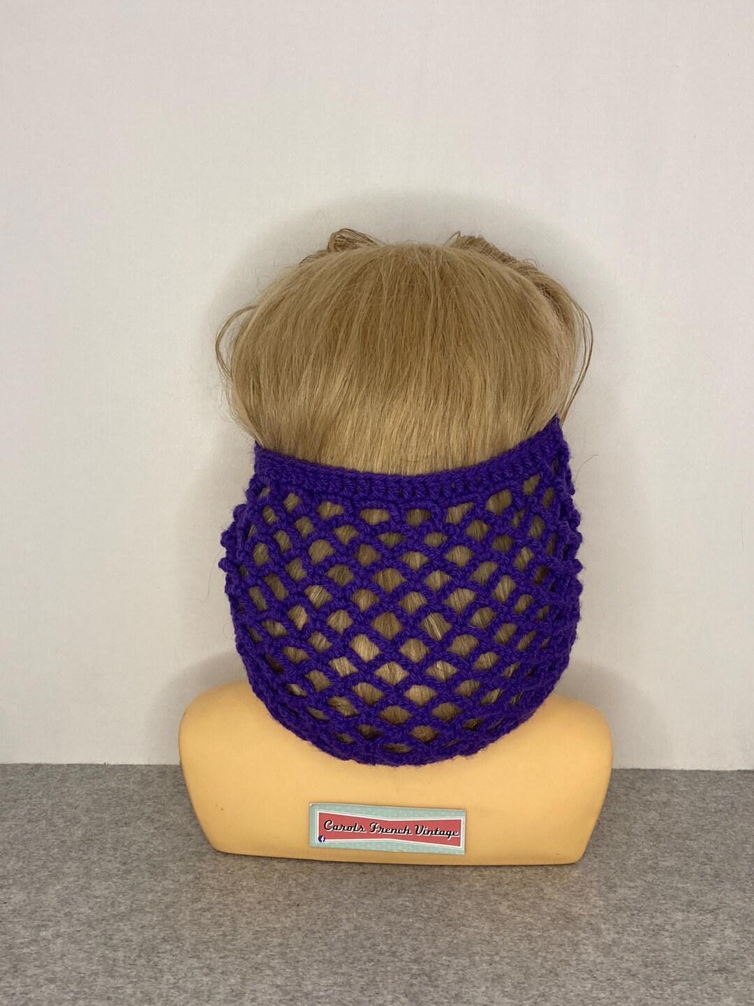 Handmade Crochet Half Snood in Dark Purple.shade of Purple May Vary. - Etsy