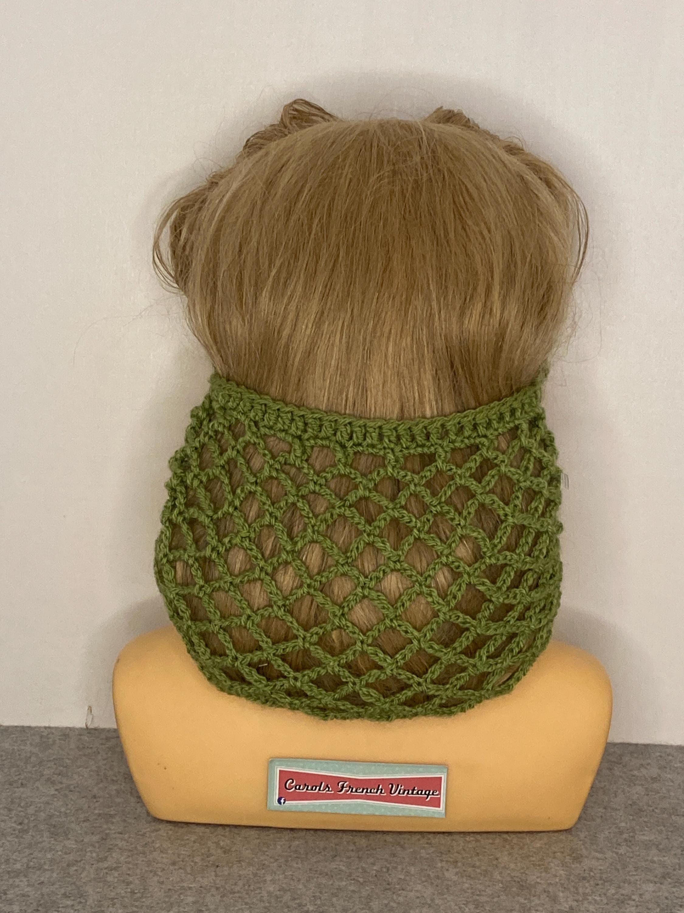 Handmade Crochet Half Snood in Sage Green. - Etsy
