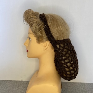 Handmade Crochet Half Snood in Brown. - Etsy