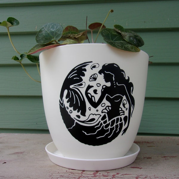 Mermaid Succulent Planter - Etsy