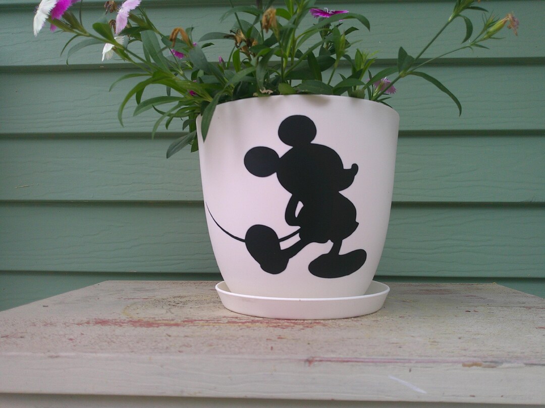 Mickey Mouse Plant Pot - Etsy