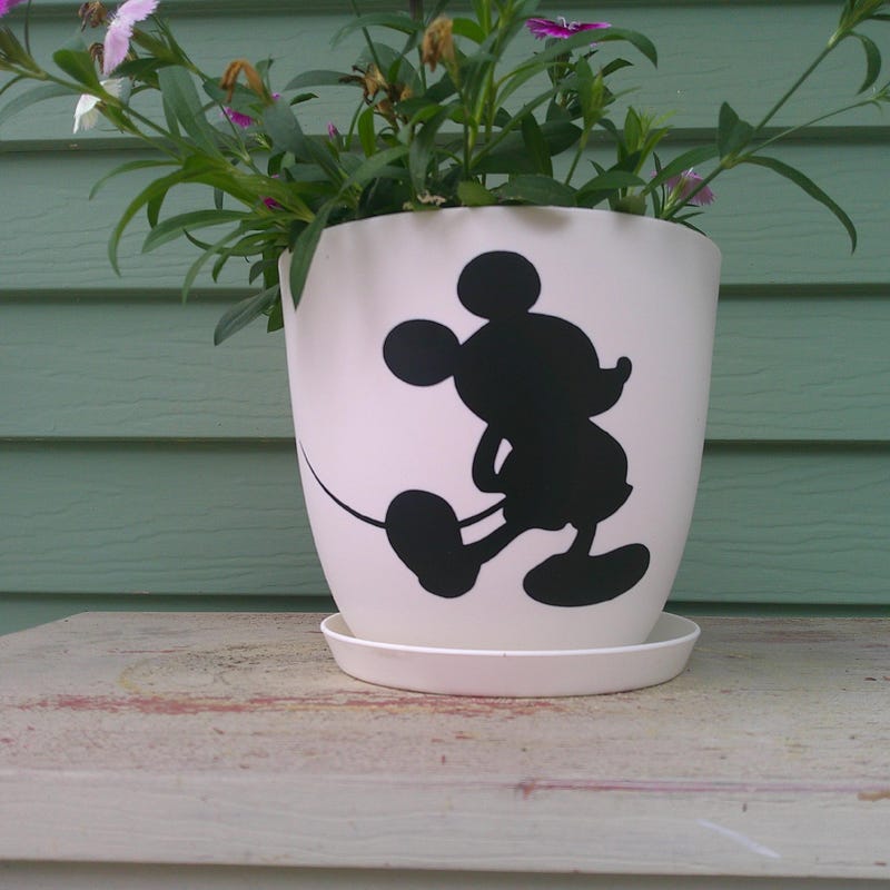 Mickey Mouse Planter - Etsy