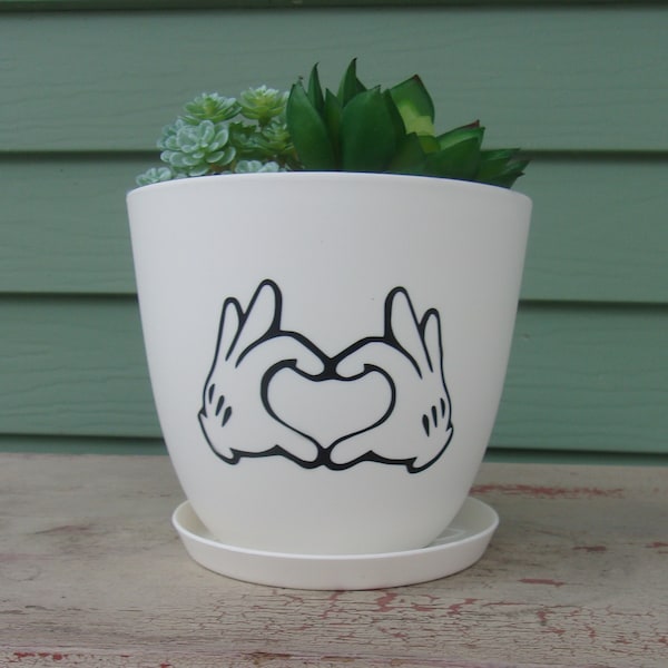 Mickey Mouse Planter - Etsy
