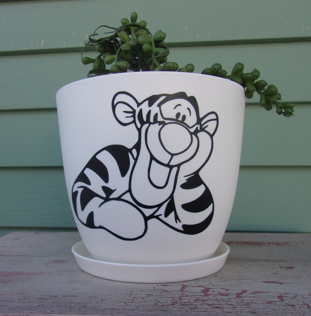 Tigger Planter Pot - Etsy
