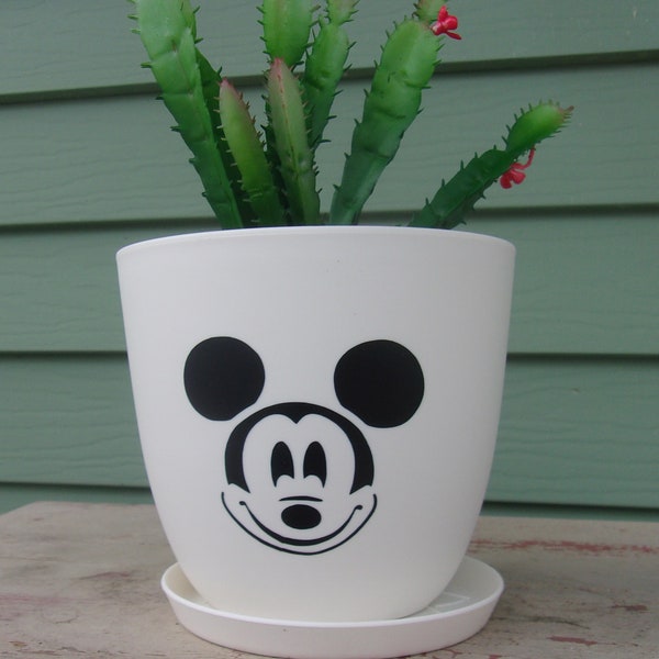Mickey Mouse Planter - Etsy