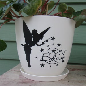 Tinkerbell Flower Pot Planters - Etsy
