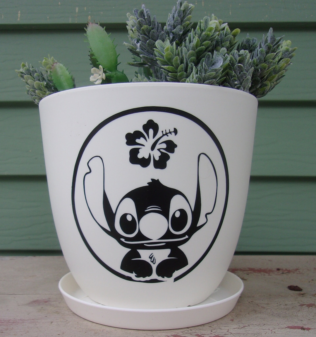 Stitch Flower Pot - Etsy