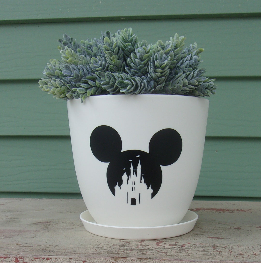 Disney Castle Inspired Plant Pot - Etsy