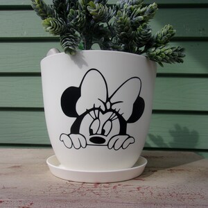 Mickey and Minnie Duo Planter Pot - Etsy