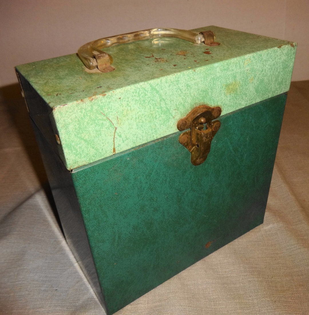 1950s Tin 45rpm Record Case. Records Sleeves - Etsy