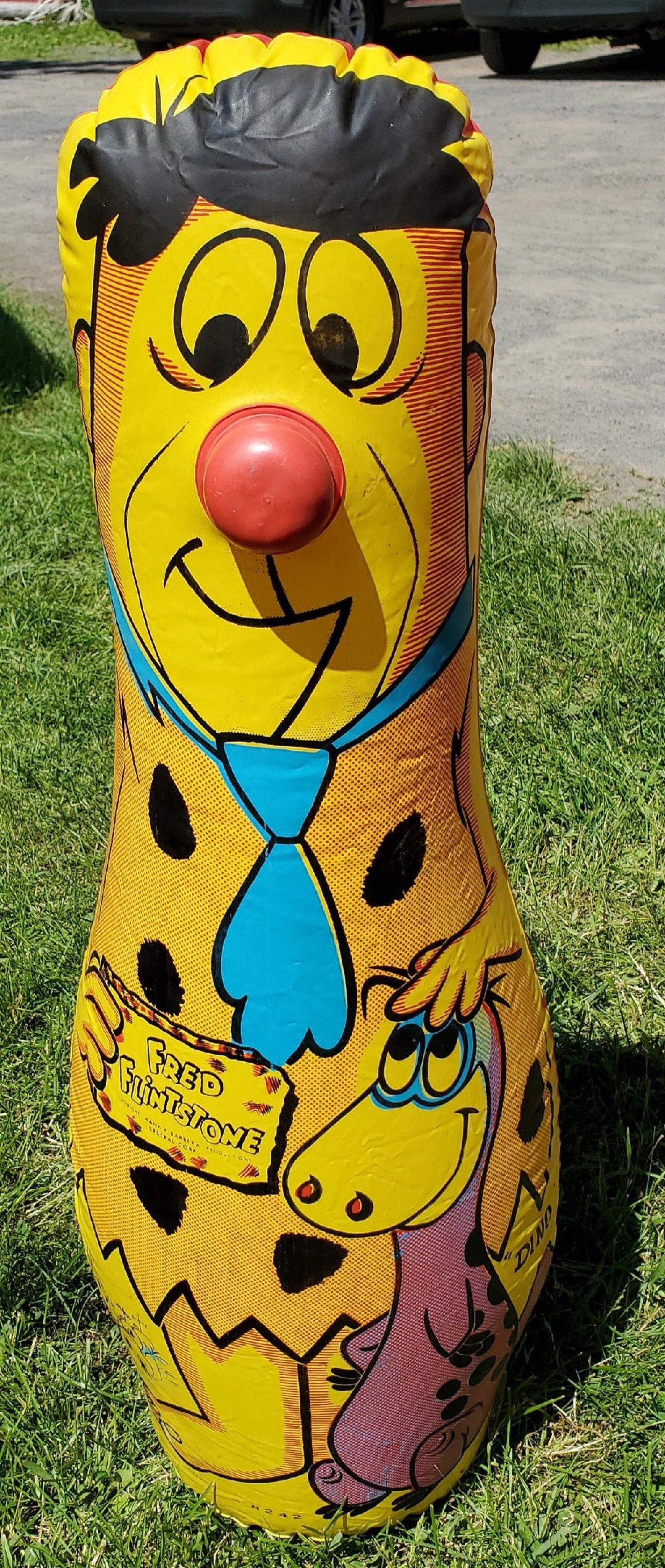 1962 FRED FLINTSTONE & DINO Bop Punching Bag. 44 Tall. | Etsy 1962 FRED FLINTSTONE & DINO Bop Punching Bag. 44 Tall. | Etsy