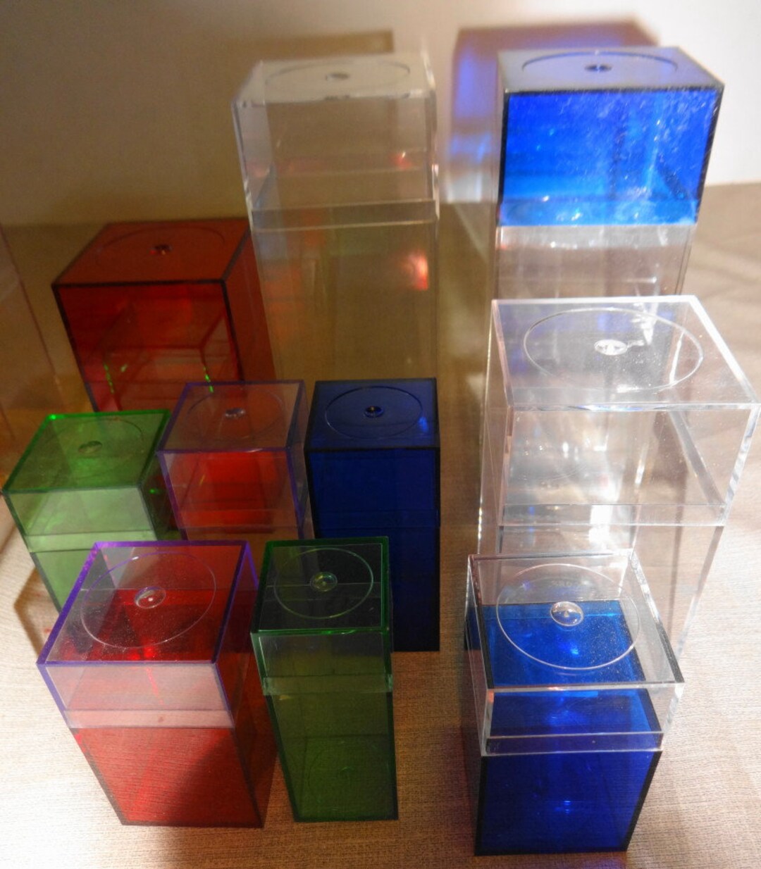 1960s Lucite Acrylic Boxes 10 Storage Display by Amac - Etsy