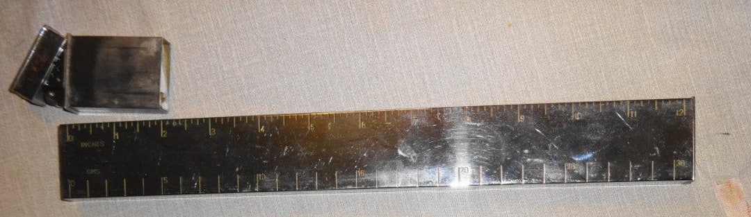 Novelty Ruler Vintage Lighter. 13" Long. Chrome. Made in Japan. Unique ...