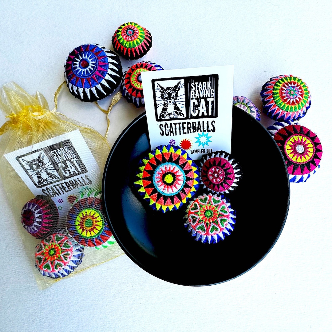 Scatterball Sampler Set - 3 Sizes, for Decor or Cats - Etsy