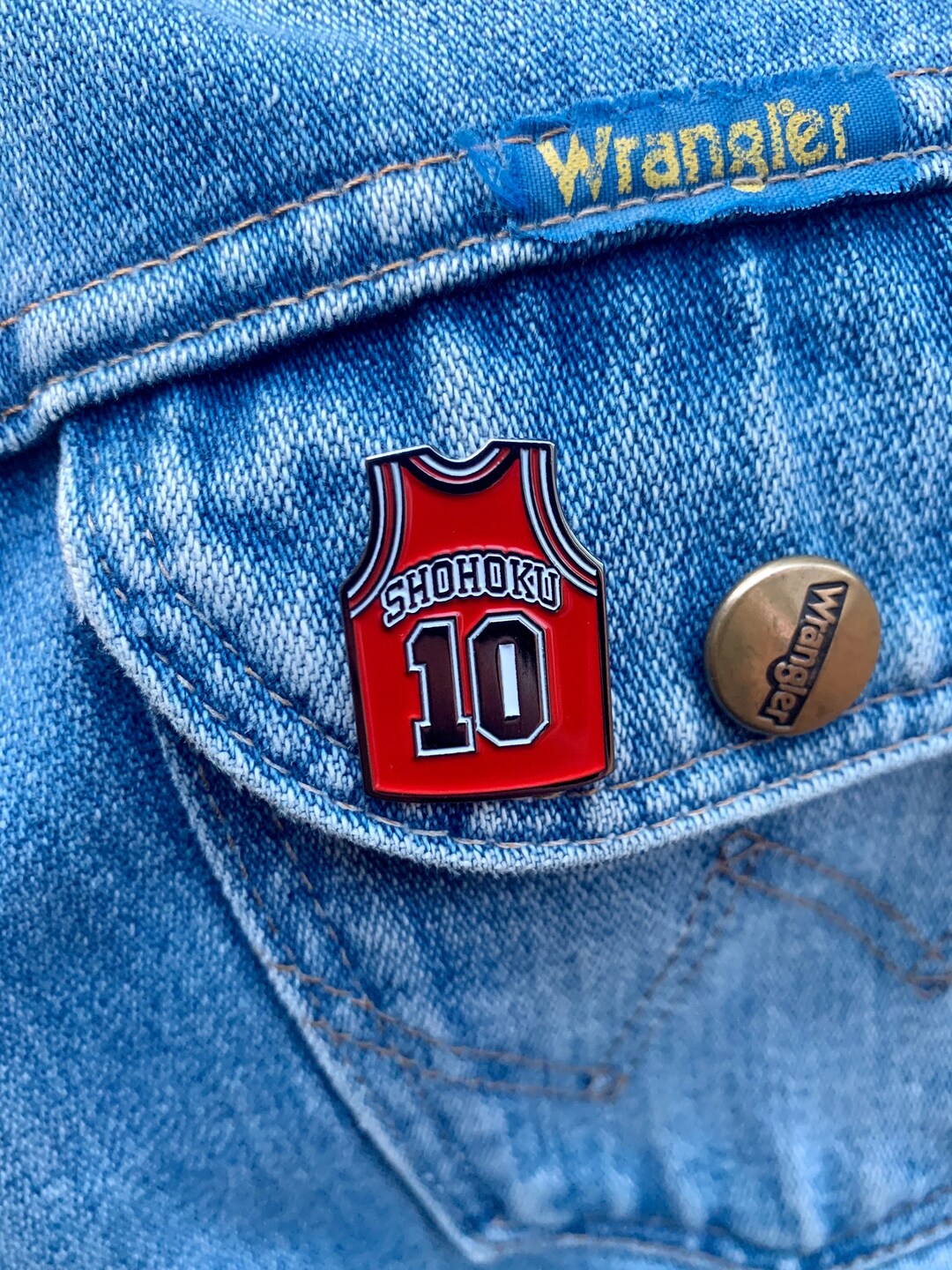 SLAM DUNK Pin Badge Shohoku High School Shonen Jump Hunter X Hunter ...