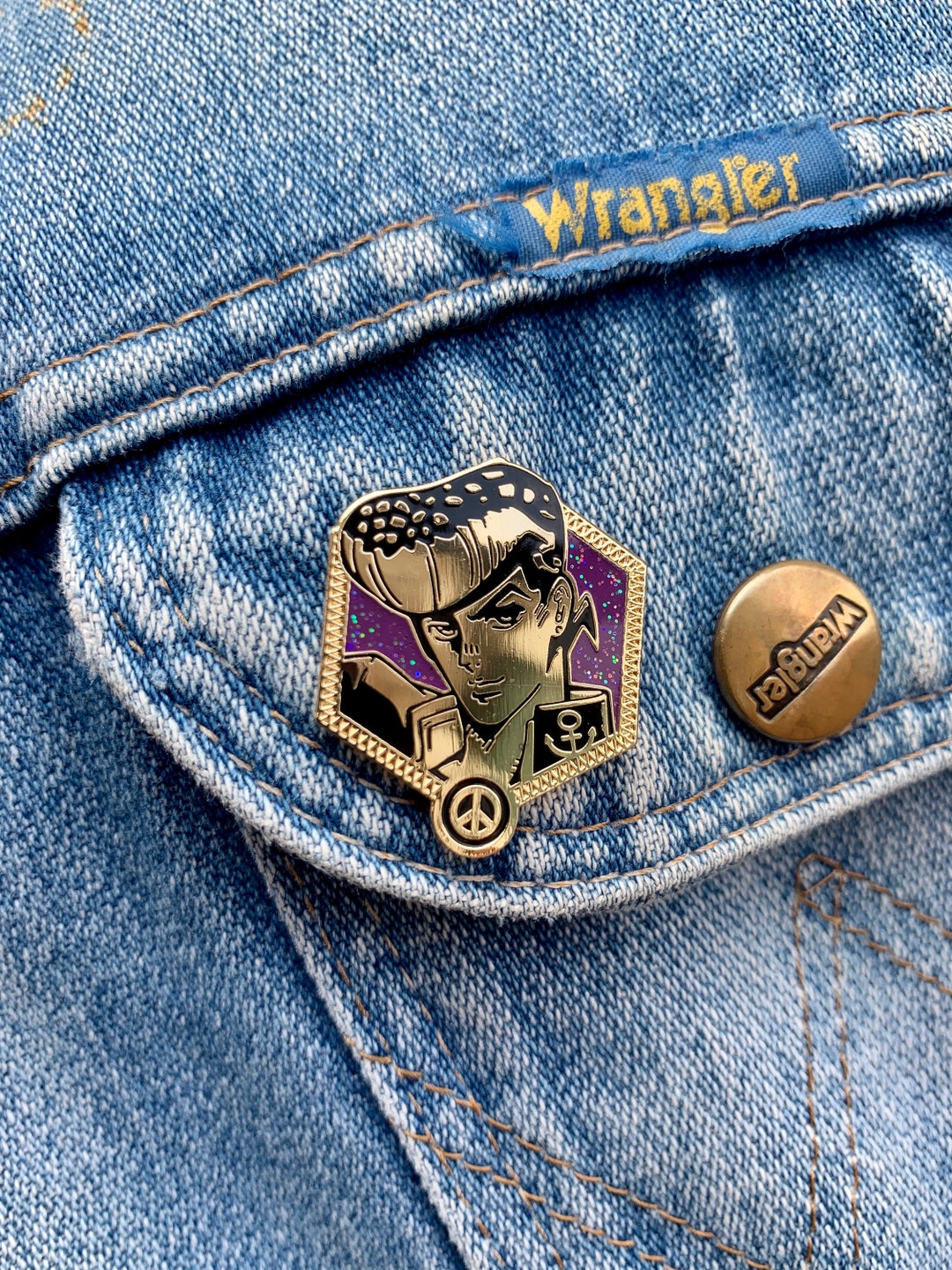 JOJO'S BIZARRE ADVENTURE Inspired Pin Badge Jonathan - Etsy