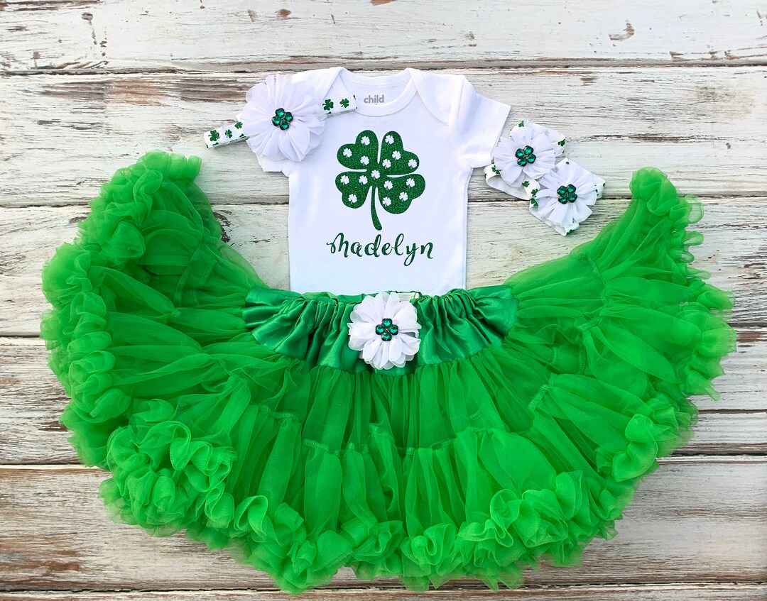 Baby Girl St Patricks Day Outfit, St Patricks Day Shirt, Saint Patricks ...