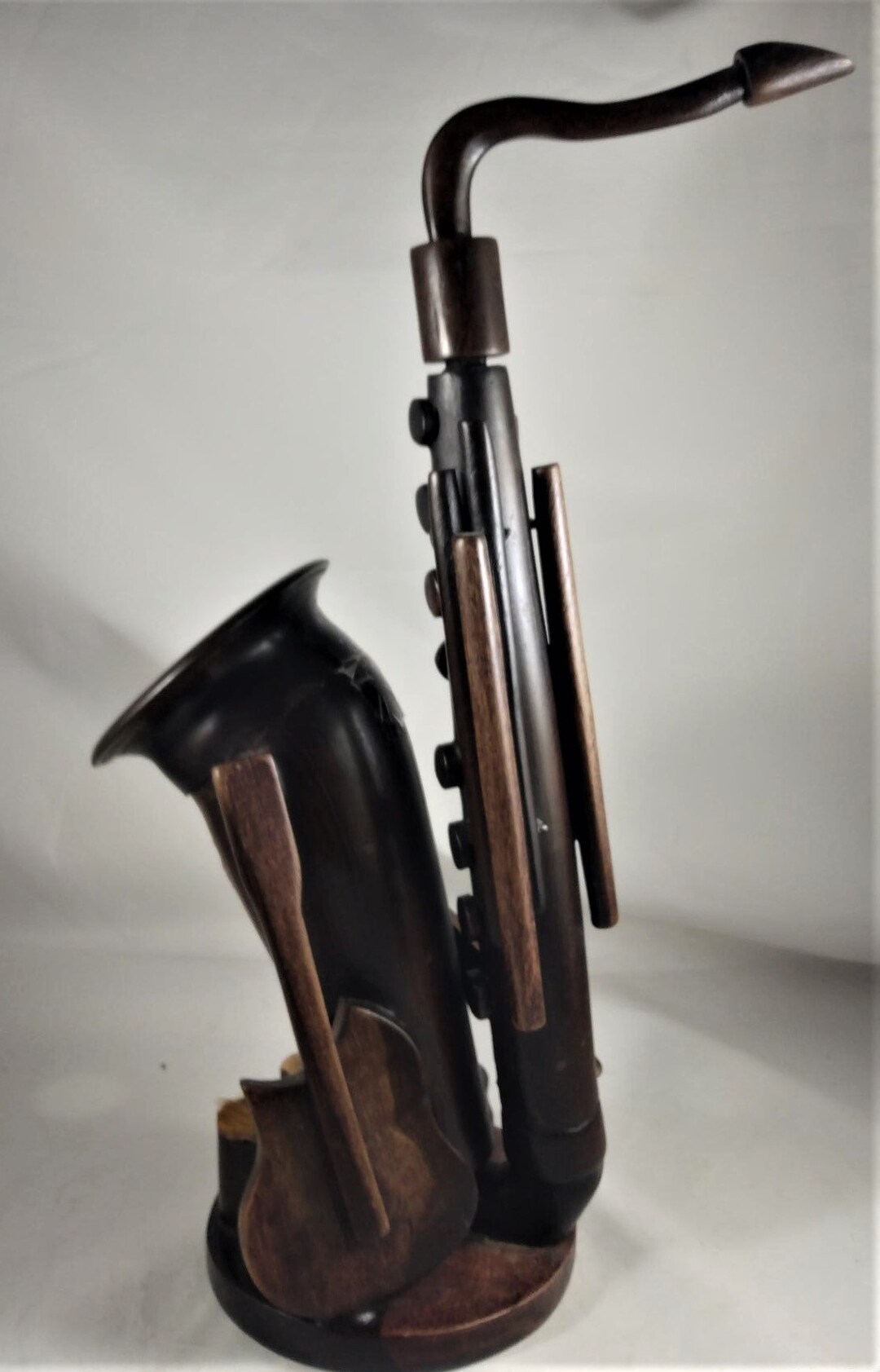 African Hand Carved Saxophone - Etsy