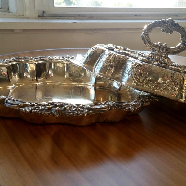 Silver Serving Dish - Etsy