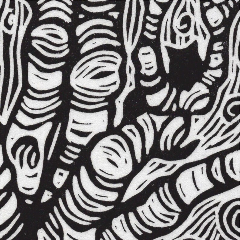 Tree Lino Print 'the Changing Tree' by Jennifer Rampling - Etsy
