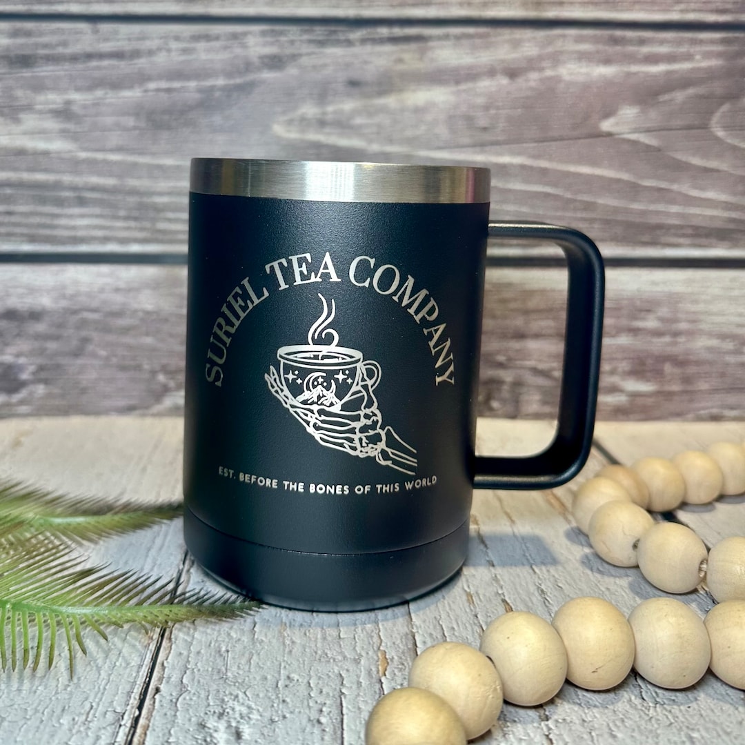 Unlock the Magic: Suriel Tea Company Engraved Mug - Your Portal to ...
