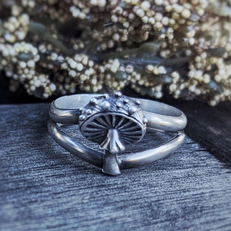 Mushroom Ring - Etsy