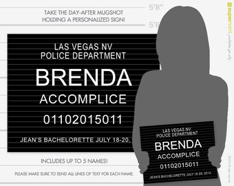 Mug Shot Signs | Etsy