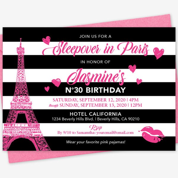 Chanel Invitations - Etsy
