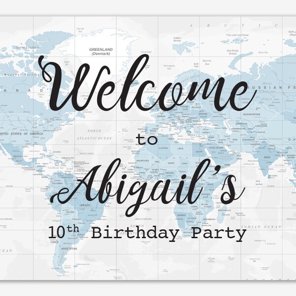 Travel Theme Party - Etsy