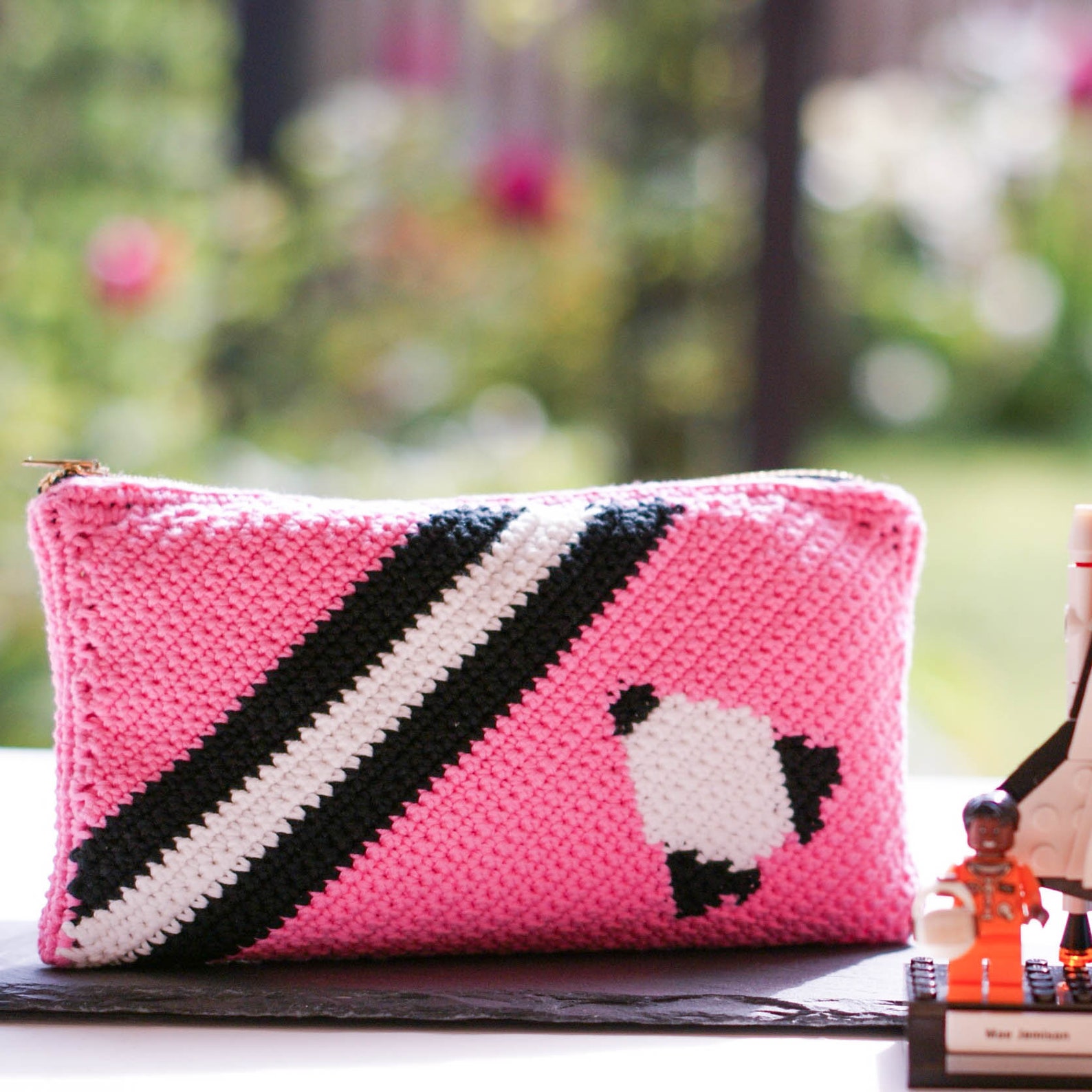 Pouch Crochet Pattern Space Rocket Motif Pencil Case Crochet Pattern ...