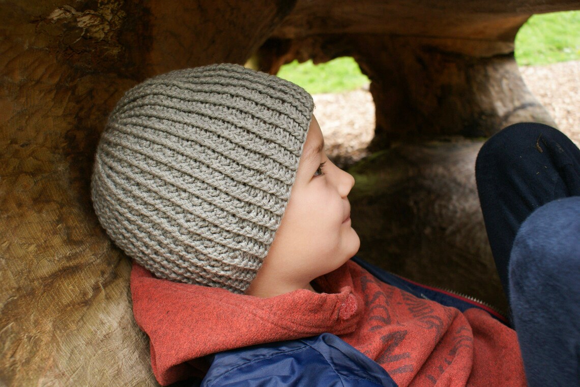 Easy Crochet Ridge Hat Pattern: Baby to Adult Sizes (PDF Pattern) - Etsy
