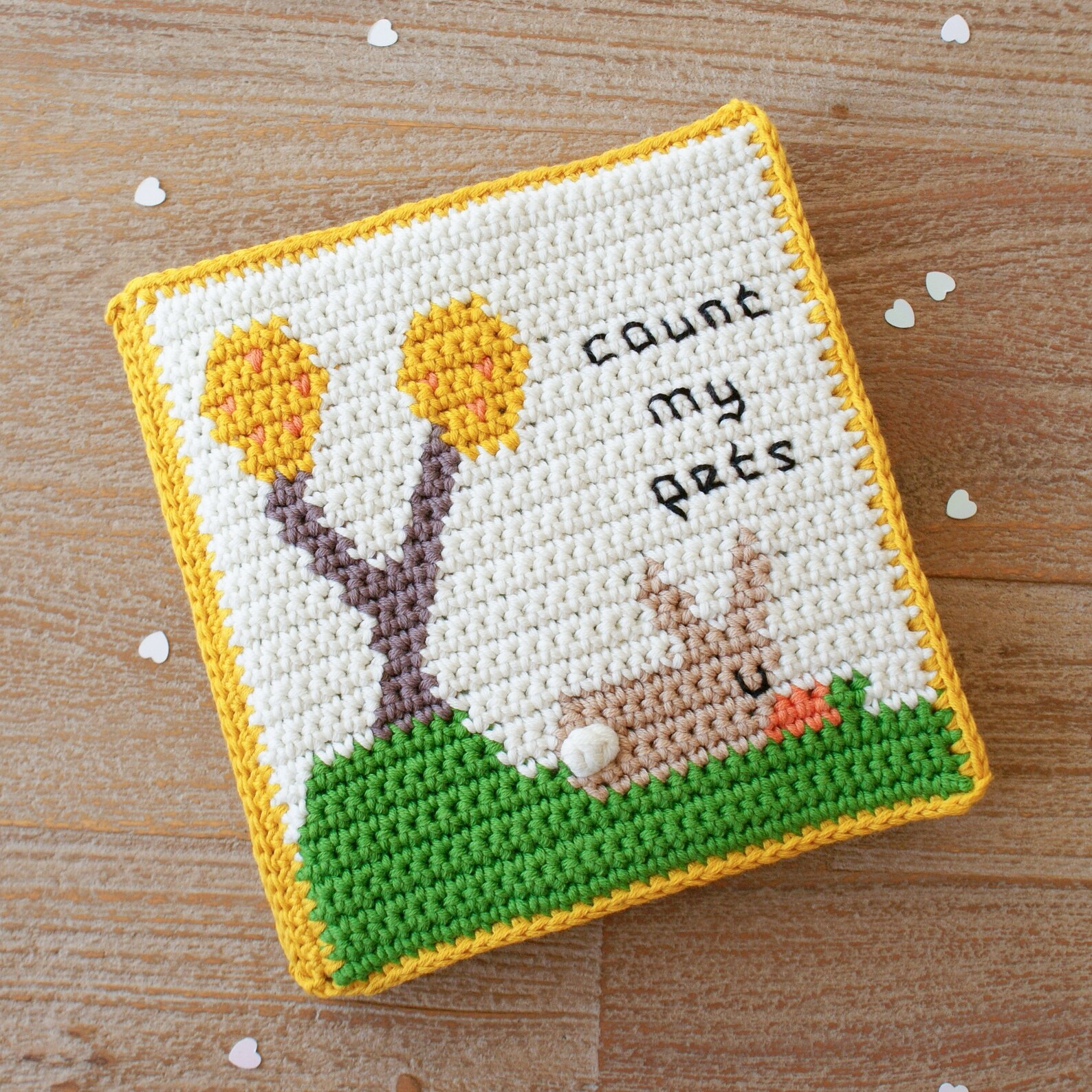Crochet Quiet Book Pattern | Count My Pets Counting Book | Busy Baby ...