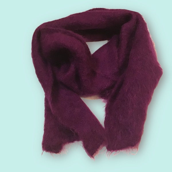 Plum Scarf - Etsy