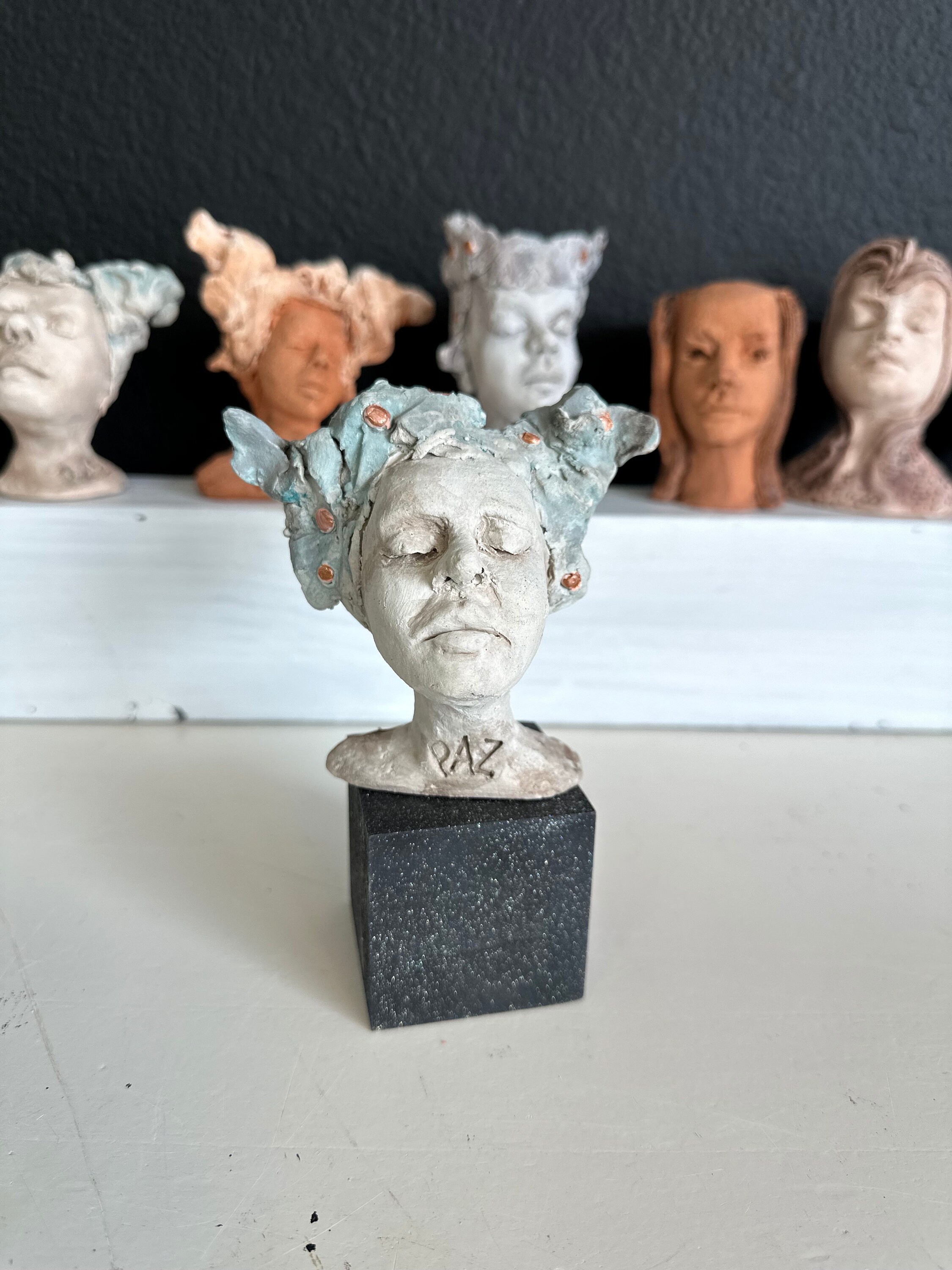Ceramic Heads Chandelier - Etsy