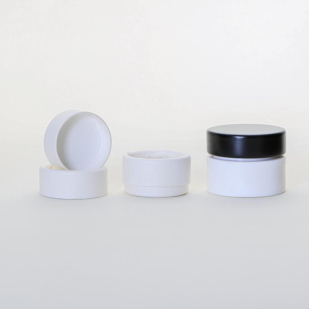Eco Friendly .15 OZ - 300 PACK Lip Balm Jar - White Cardboard 100% ...