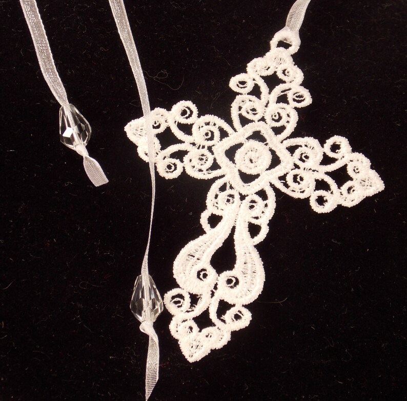 FSL Bookmark; Lace Bookmark; Cross Bookmark; Bible Bookmark - Etsy
