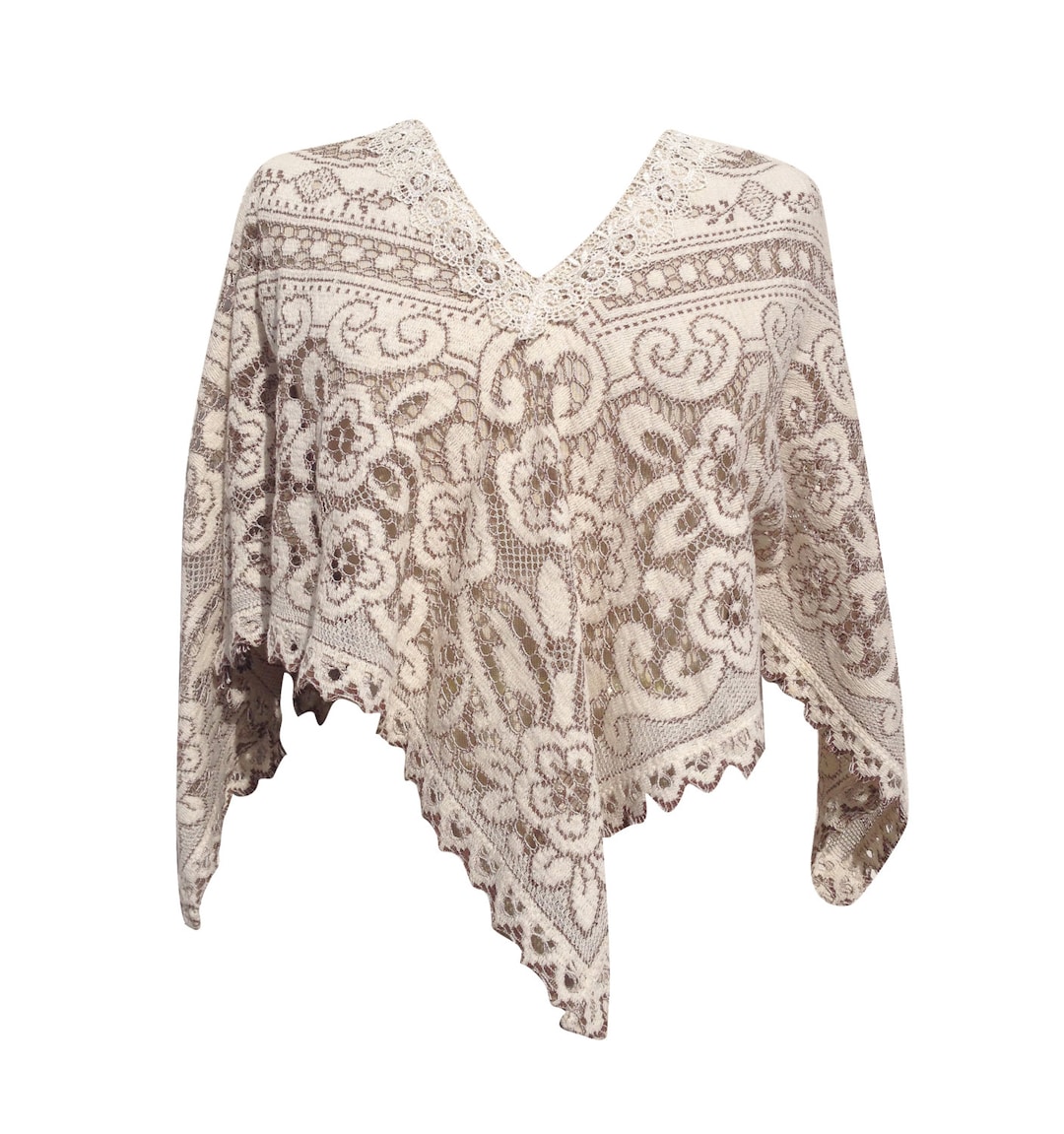 Angel Crochet Wing Poncho Top Vintage Crochet Wing Sleeve Top - Etsy