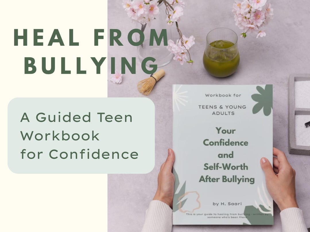 Teen Confidence Workbook | Heal From Bullying Journal | Self-esteem ...