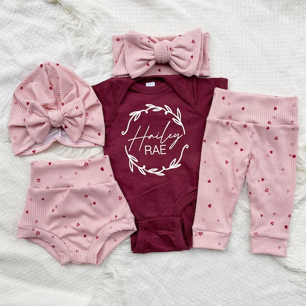 Newborn Girl Coming Home Outfit - Etsy