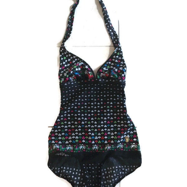 Deep V Cut Swimsuit - Etsy