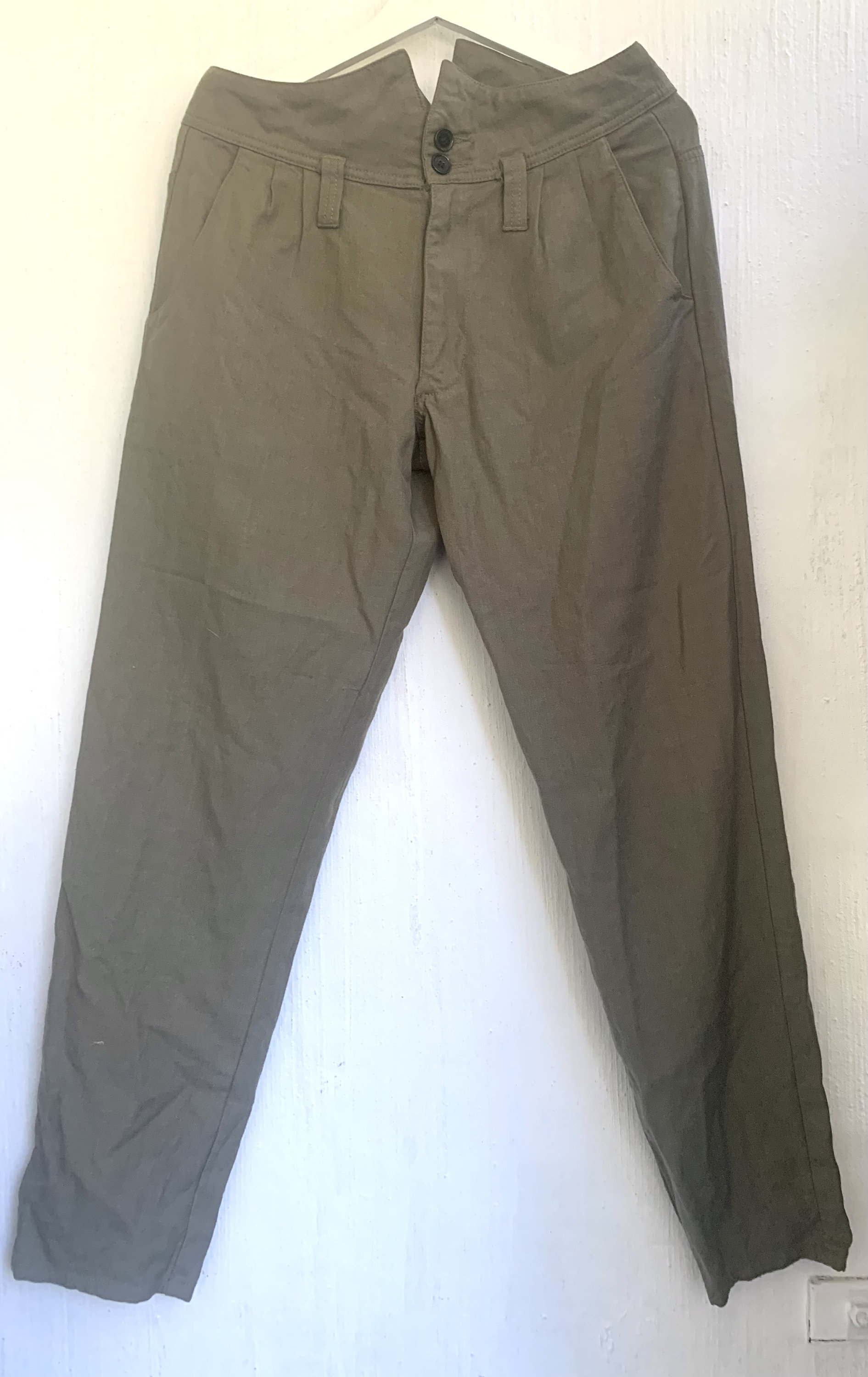 Trousers Digging the Graves Green Pants Size M - Etsy
