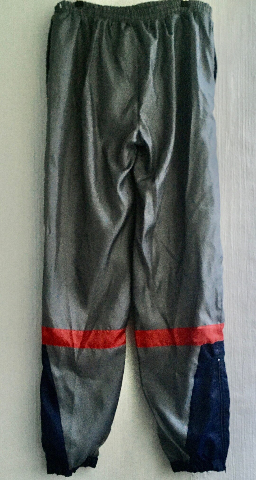80s90s Windpants Swishy Striped Casual Pants Track Pants Size M L 186 ...